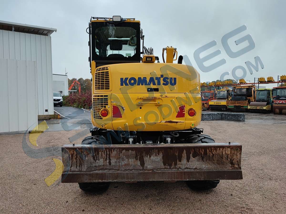 Wheeled Excavator Komatsu Pw98mr-10 (komatsu 98) used - Excavators ...