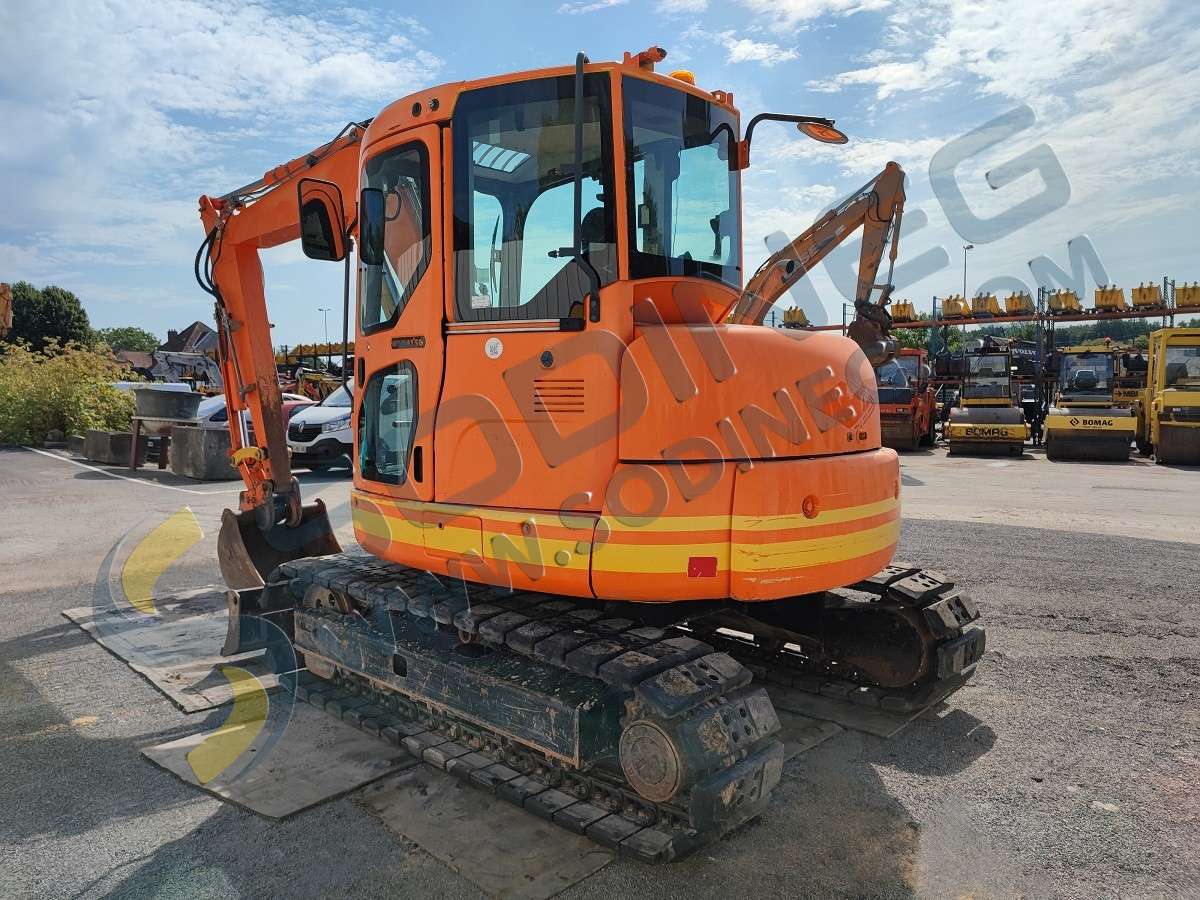 Escavadeira Com Lagartas Komatsu Pc80mr-3 usadas - Escavadeira sobre ...