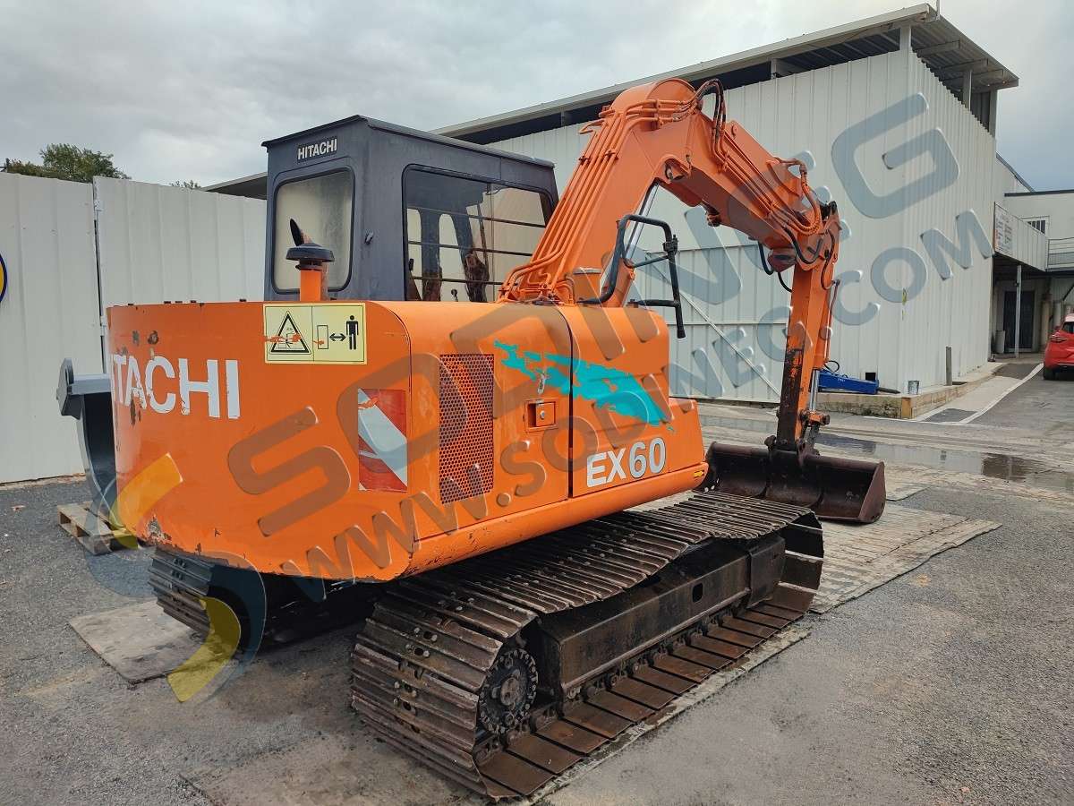 Koparka Gąsienicowa Hitachi Ex60 używane - Koparki gąsienicowe używane ...