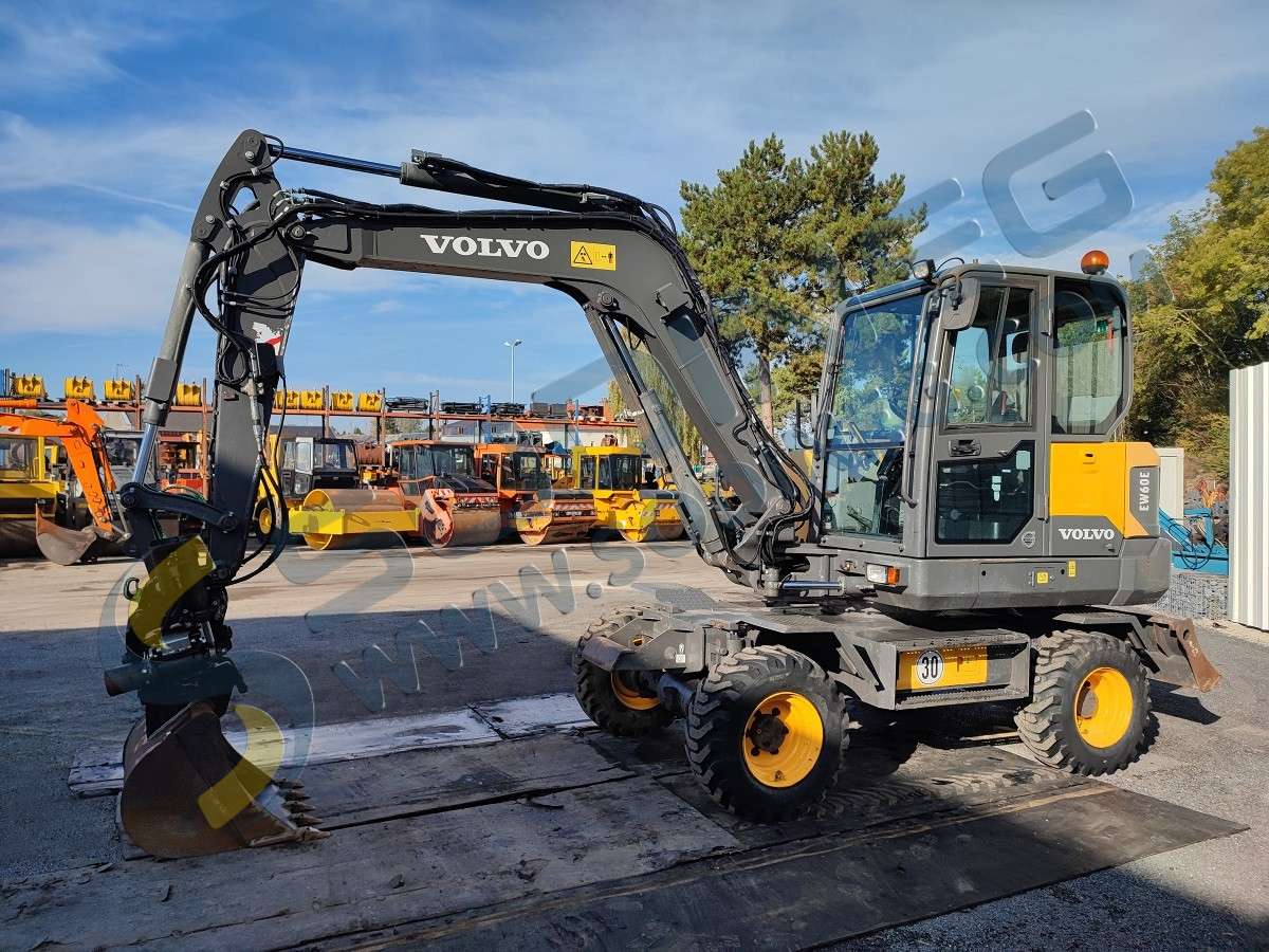 Excavadora De Ruedas Volvo Ew60e de ocasión - Excavadoras de Ruedas de ocasión | Sodineg France