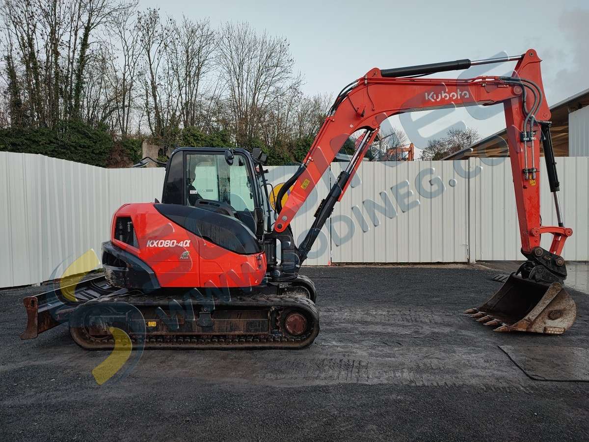 Crawler Excavator Kubota Kx080-4 Alpha used - Crawlers Excavators used | Sodineg France