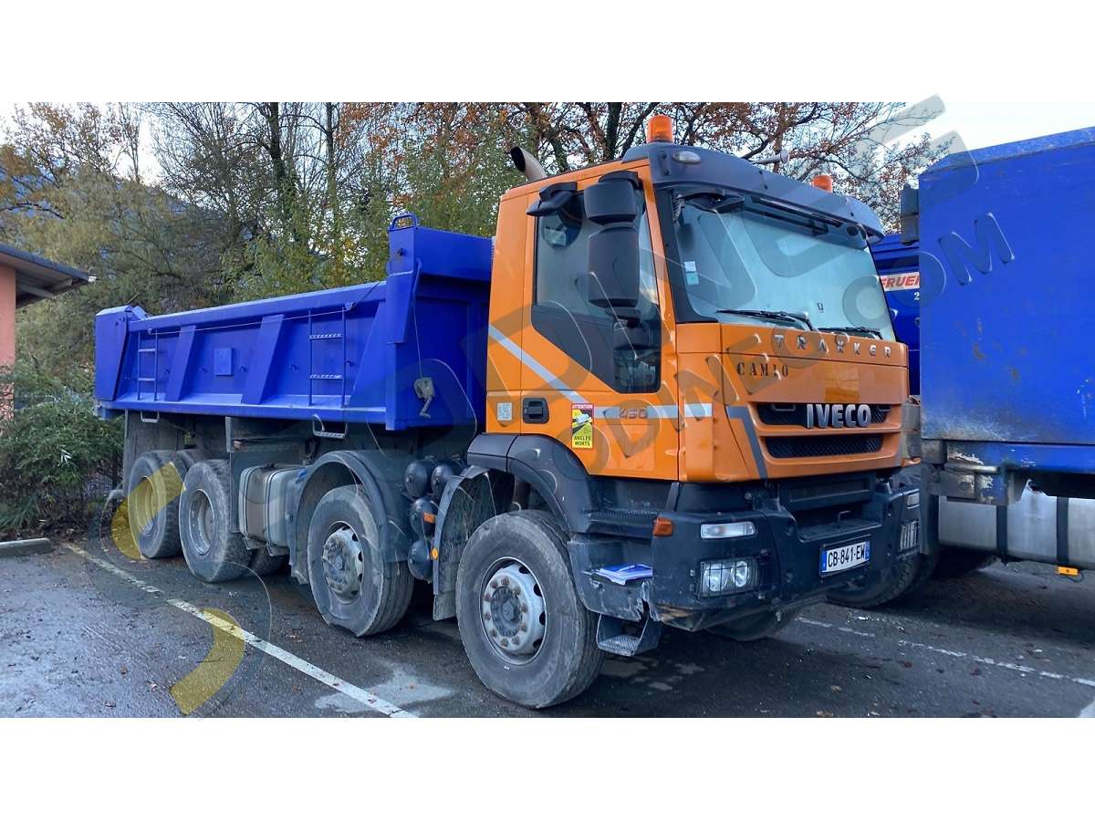 Camion Benne Iveco 450 8x4 d'occasion - Camions Bennes d'occasion ...