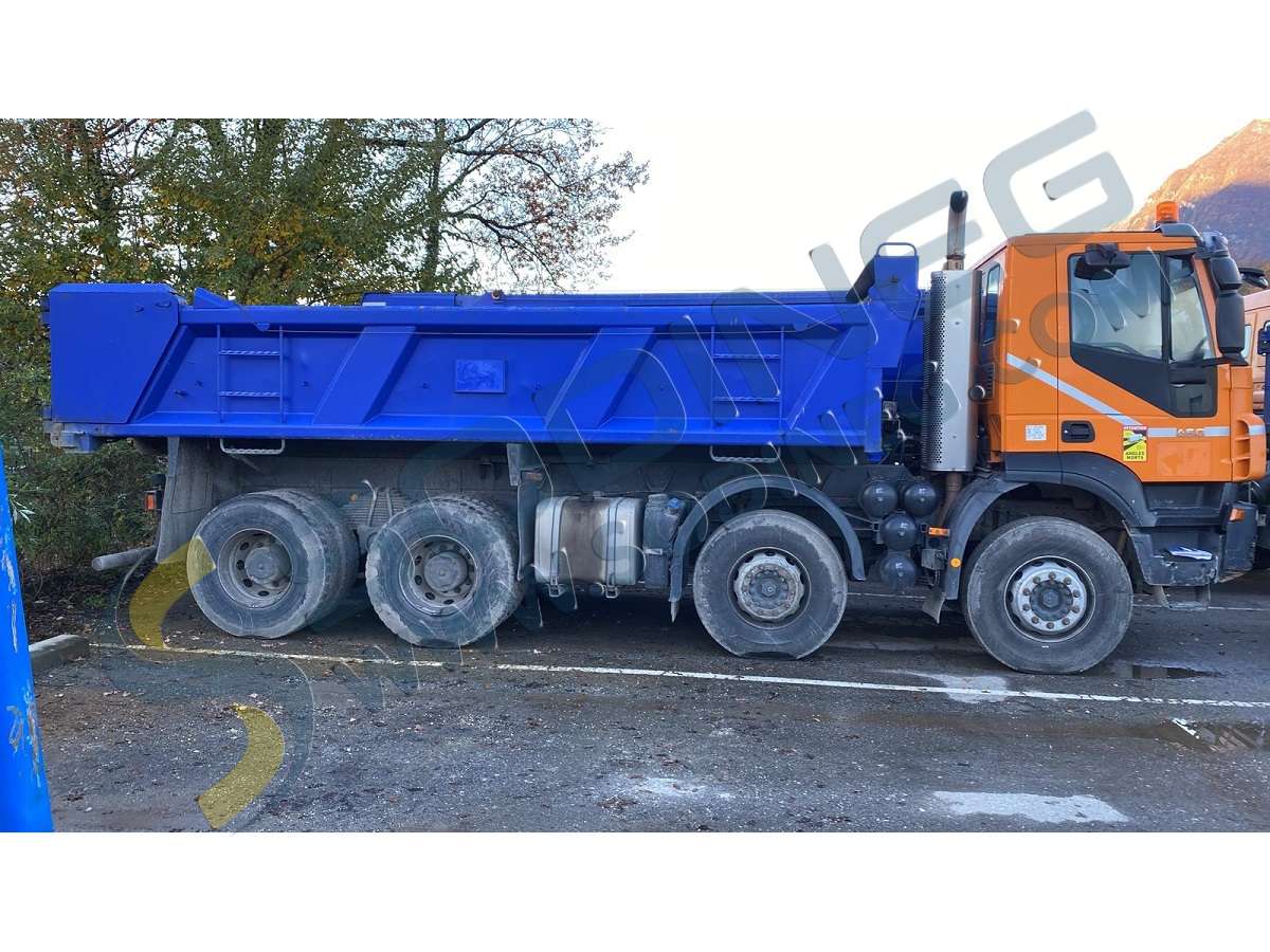 Camion Benne Iveco 450 8x4 d'occasion - Camions Bennes d'occasion ...